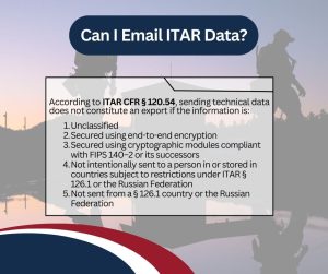 Can You Email ITAR Data? - CMMC Compliance